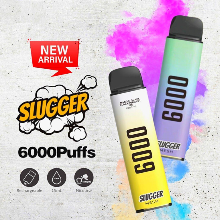 Slugger Disposable 6000 Puffs-4% Nicotine | Vapors Pakistan