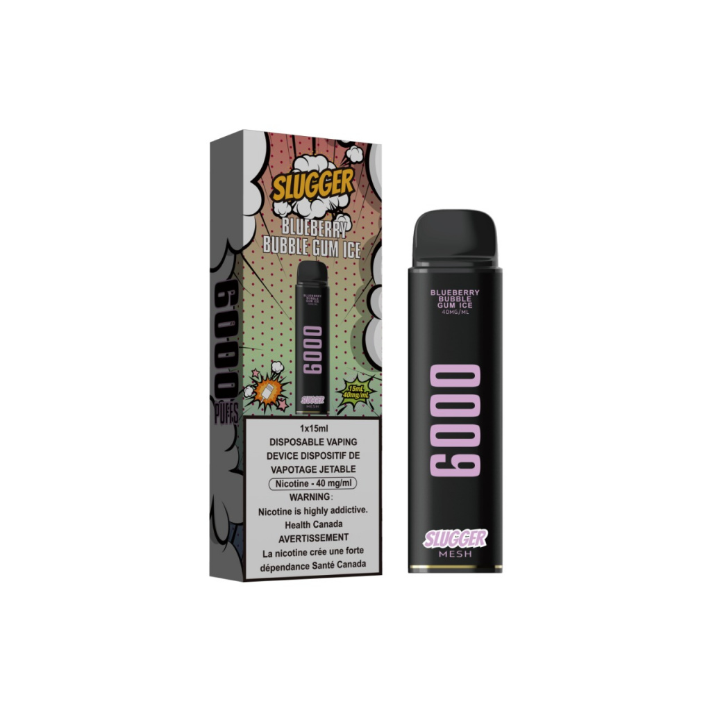 Slugger Disposable Vape 6000 Puffs - Black Edition